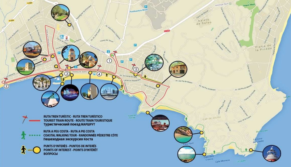 All the transport of Salou | Mapilife Costa Daurada